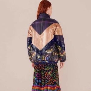FARM Rio | Jackets & Coats | Farm Rio Borogodo Metallic Puffer Jacket ...